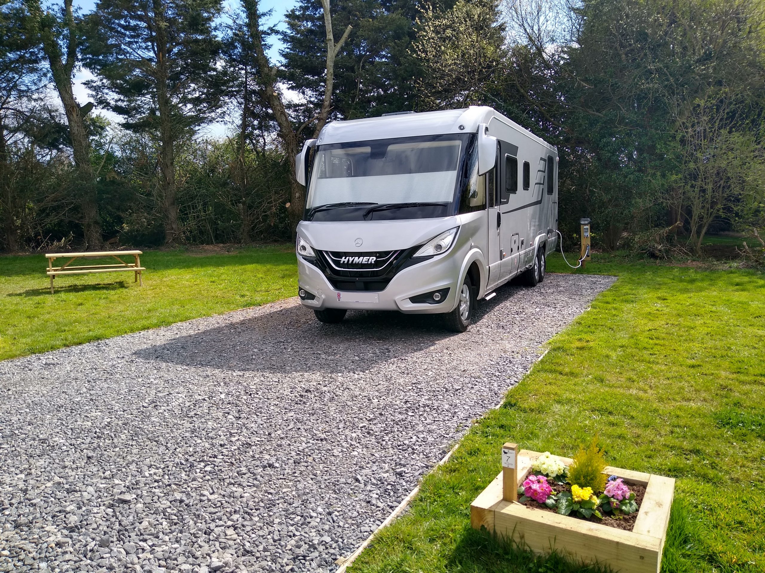 Pitches - Happy Pheasant Caravan Park and Campsite